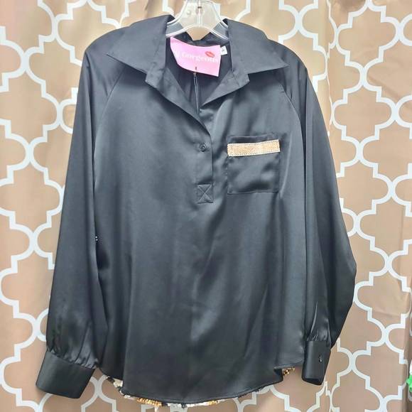 HI GORGEOUS | Tops | New Hi Gorgeous Womens Nicole Shirt In Black ...